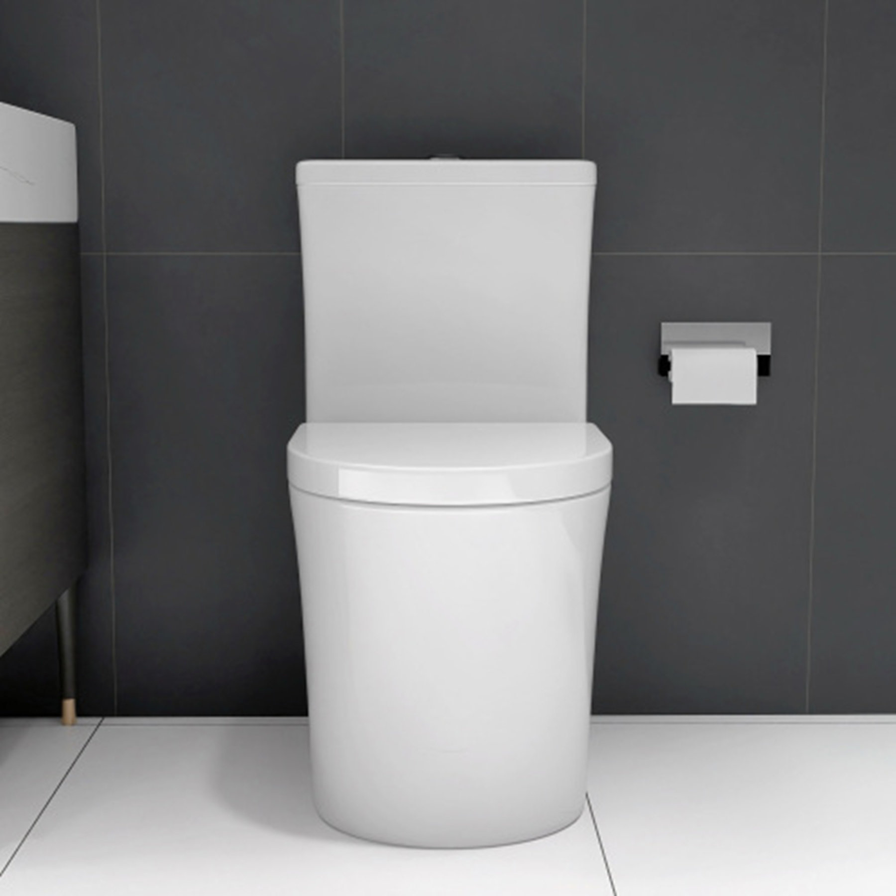 DAMALU Compact Dual-Flush Toilet for Small Spaces | Wayfair