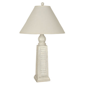 Highland Dunes 29" Shutter Table Lamp with Shade & Reviews | Wayfair