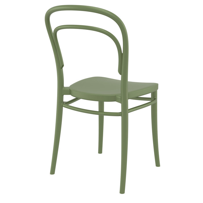 AllModern Farrah Outdoor Stackable Dining Side Chair & Reviews | Wayfair