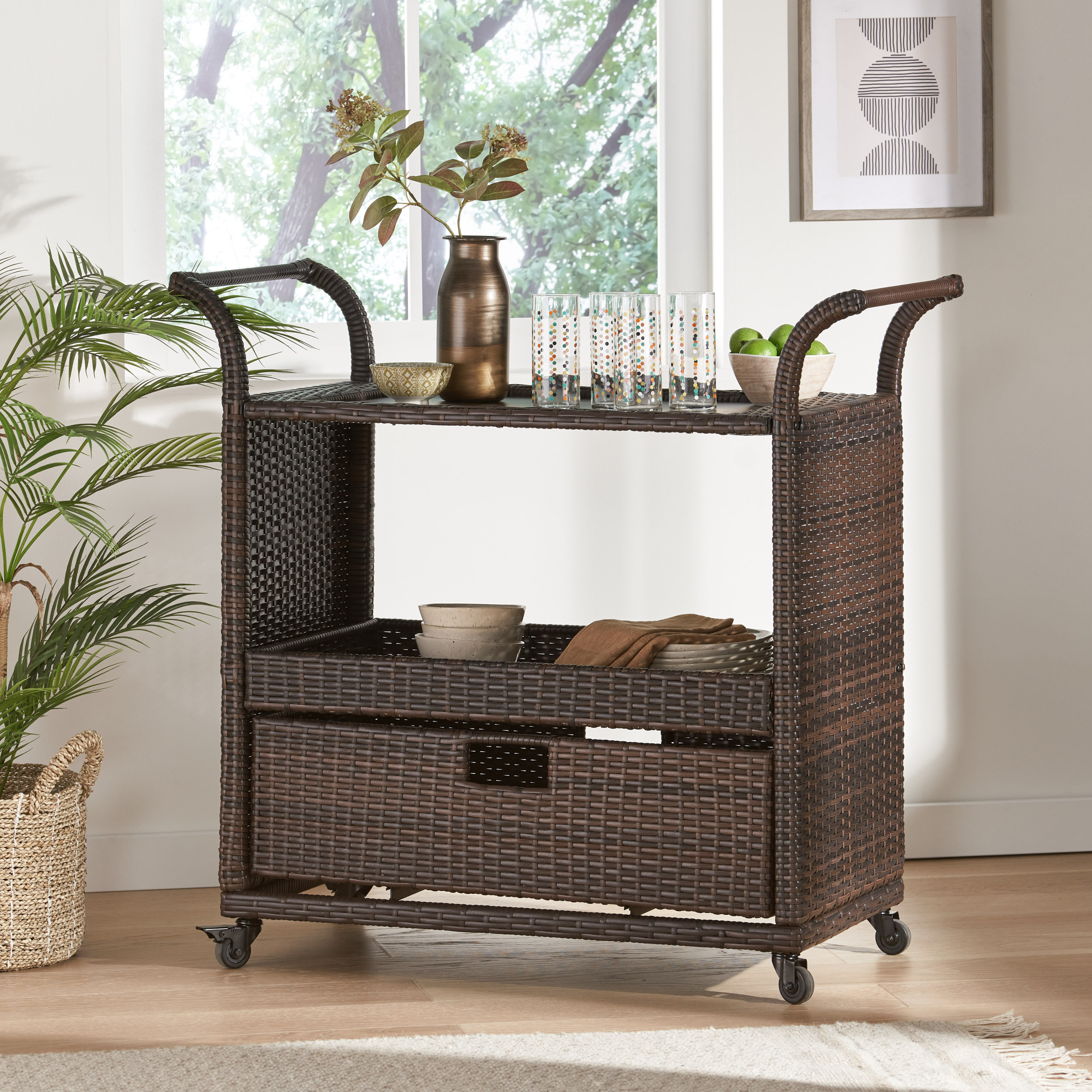 Red Barrel Studio® CORONA BAR CART | Wayfair