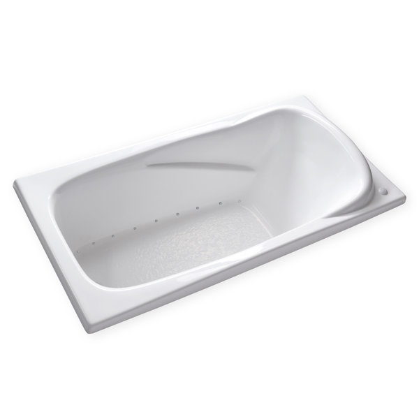 Carver Tubs 72'' x 36'' Drop-In Air Acrylic Bathtub | Wayfair