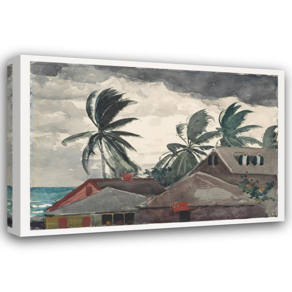 Bayou Breeze "Hurricane, Bahamas" by Winslow Homer - Gallery Wrap ...
