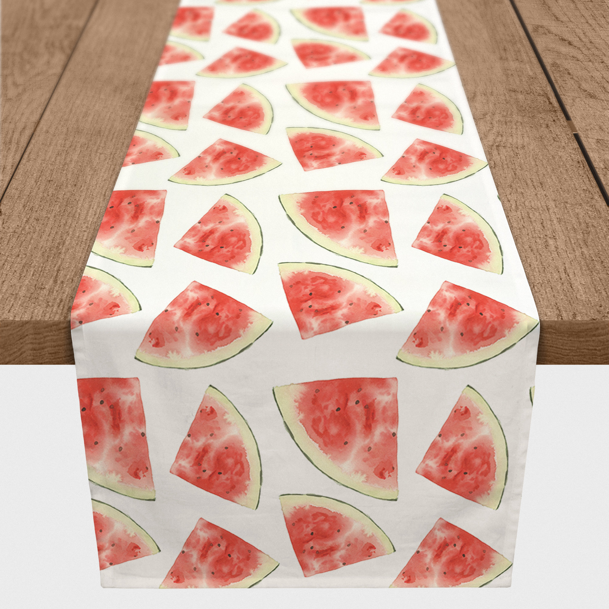 Bayou Breeze Watermelon Pattern Table Runner | Wayfair