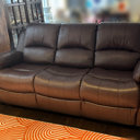 Wade Logan® Mccubbin 83'' Faux Leather Reclining Sofa & Reviews | Wayfair
