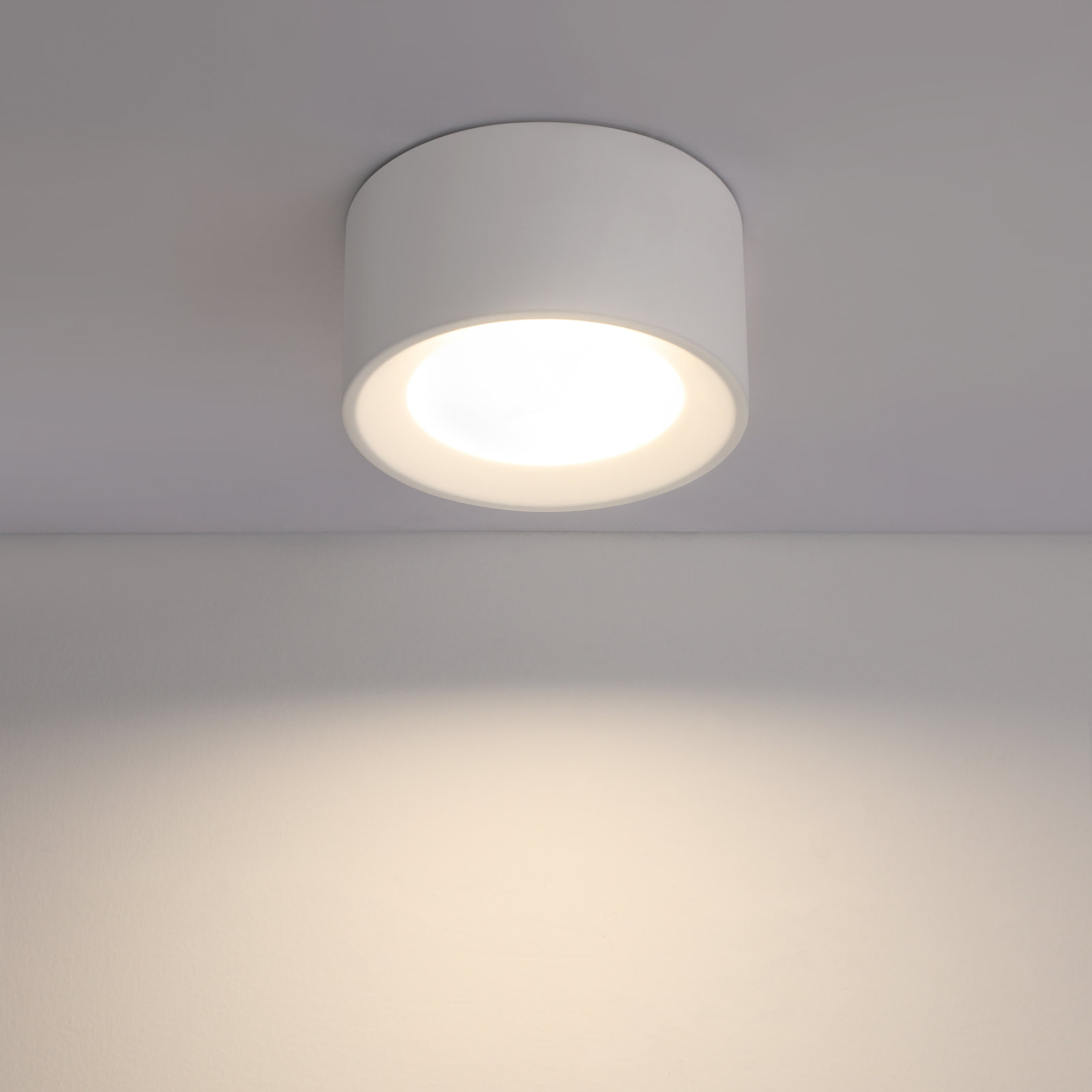 Metro Lane Ceiling light GX53 surface -mounted spotlight - modern round white surface -mounted ...