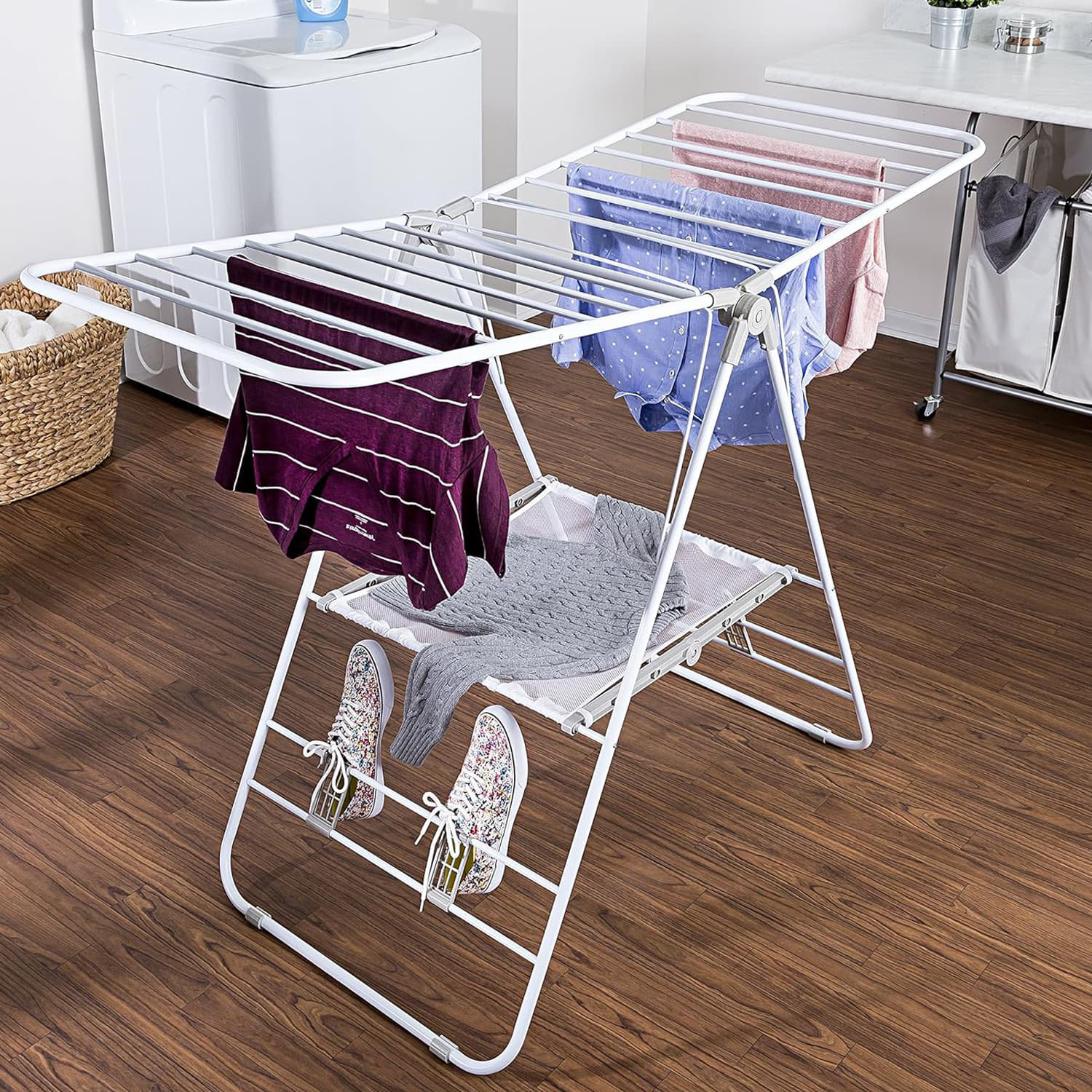 ISVIKA Steel Gullwing Drying Rack | Wayfair