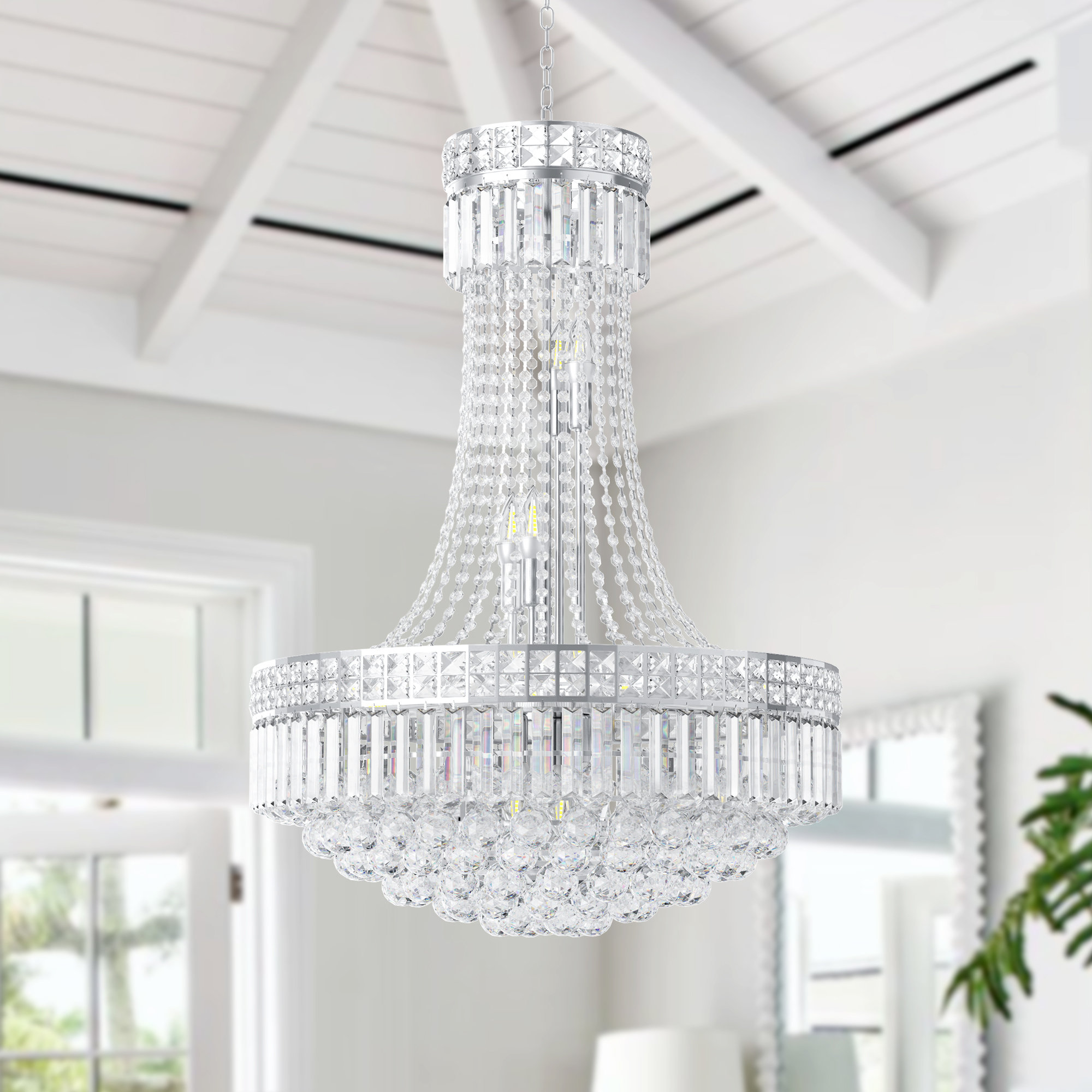 House of Hampton® Javonne Empire 13 - Light Dimmable Chandelier With ...