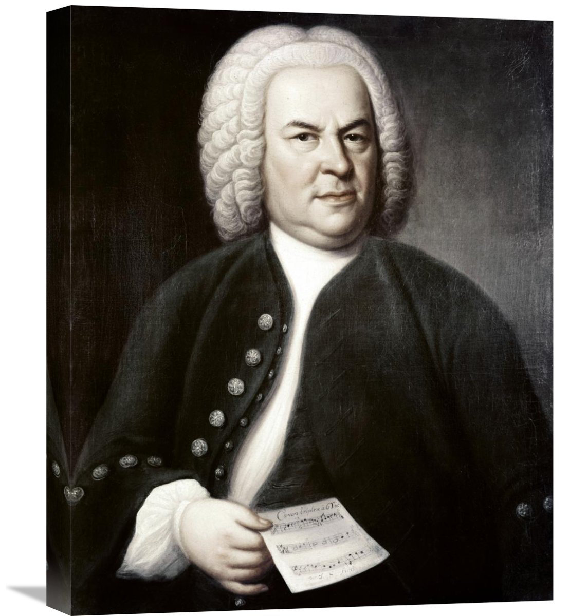 Global Gallery 'Johann Sebastian Bach' by Elias Gottlob Haussman ...