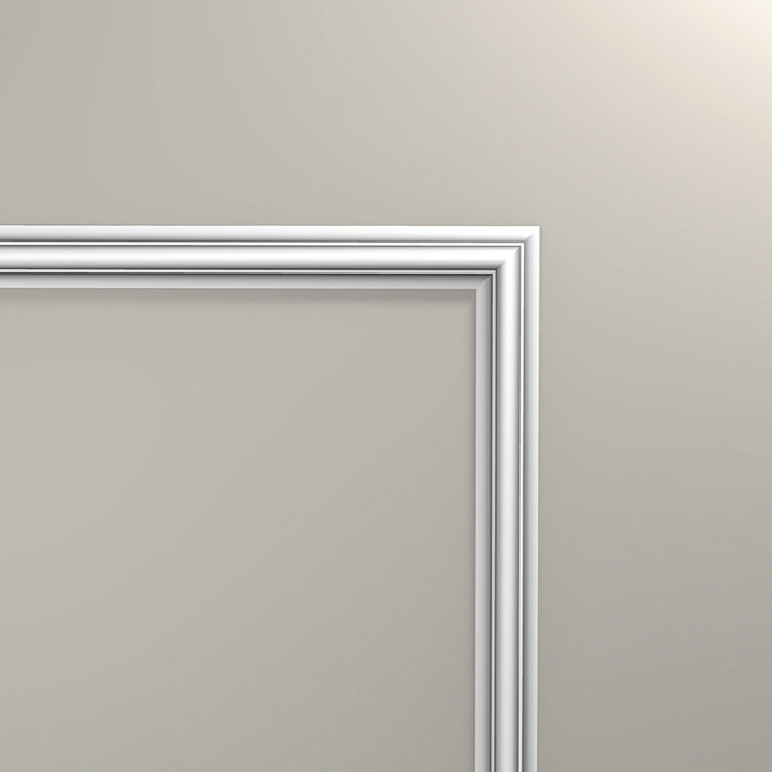 Metrie 11/16" x 1-3/8" x 08' Primed White MDF Panel Mould | Wayfair