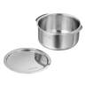 Tramontina Utsava Tri-Ply Clad Stainless Steel Tope with Lid, Patila ...