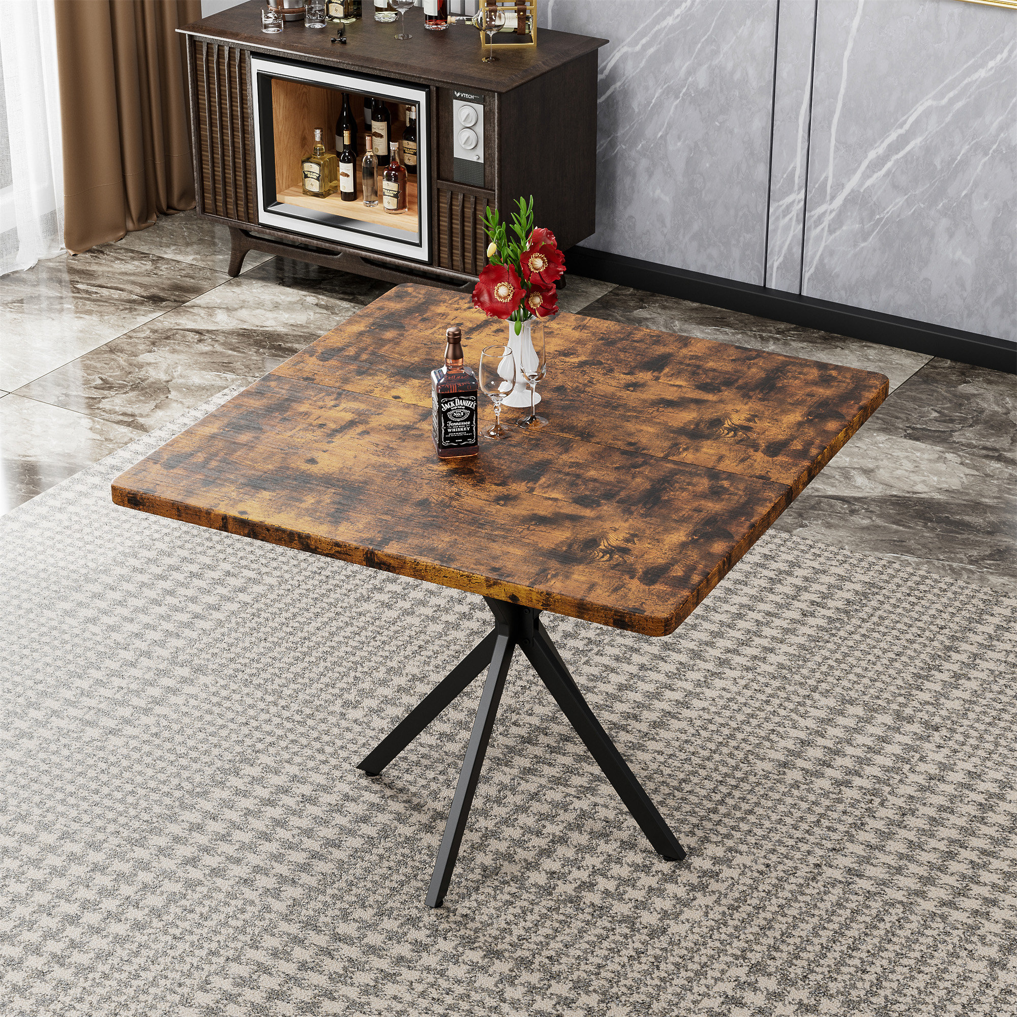 Mercer41 Square Dining Table (Only Tables, No Chairs) - Wayfair Canada