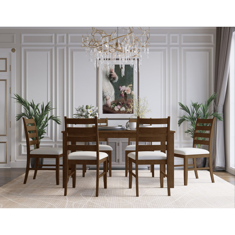 Laurel Foundry Modern Farmhouse Janessa 7 - Piece Dining Set & Reviews ...