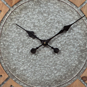 Millwood Pines Oversized Foulton 31" Wall Clock & Reviews | Wayfair