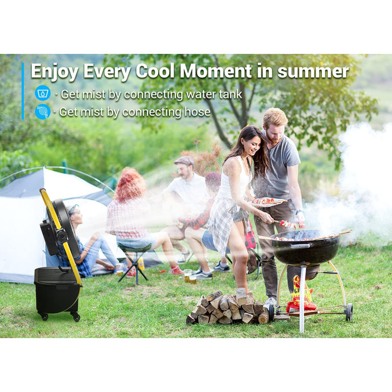 CG INTERNATIONAL TRADING Battery Operated 29.5" Box Fan | Wayfair