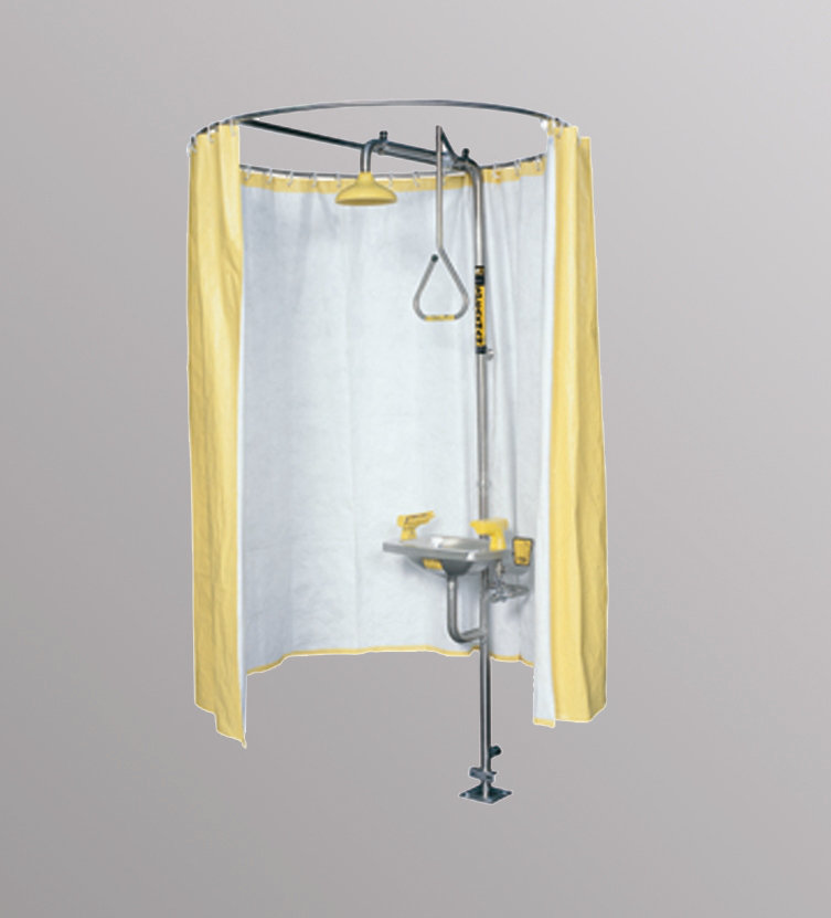 Speakman Privacy Curtain with Stainless Steel Curtain Rod Ring and V ...