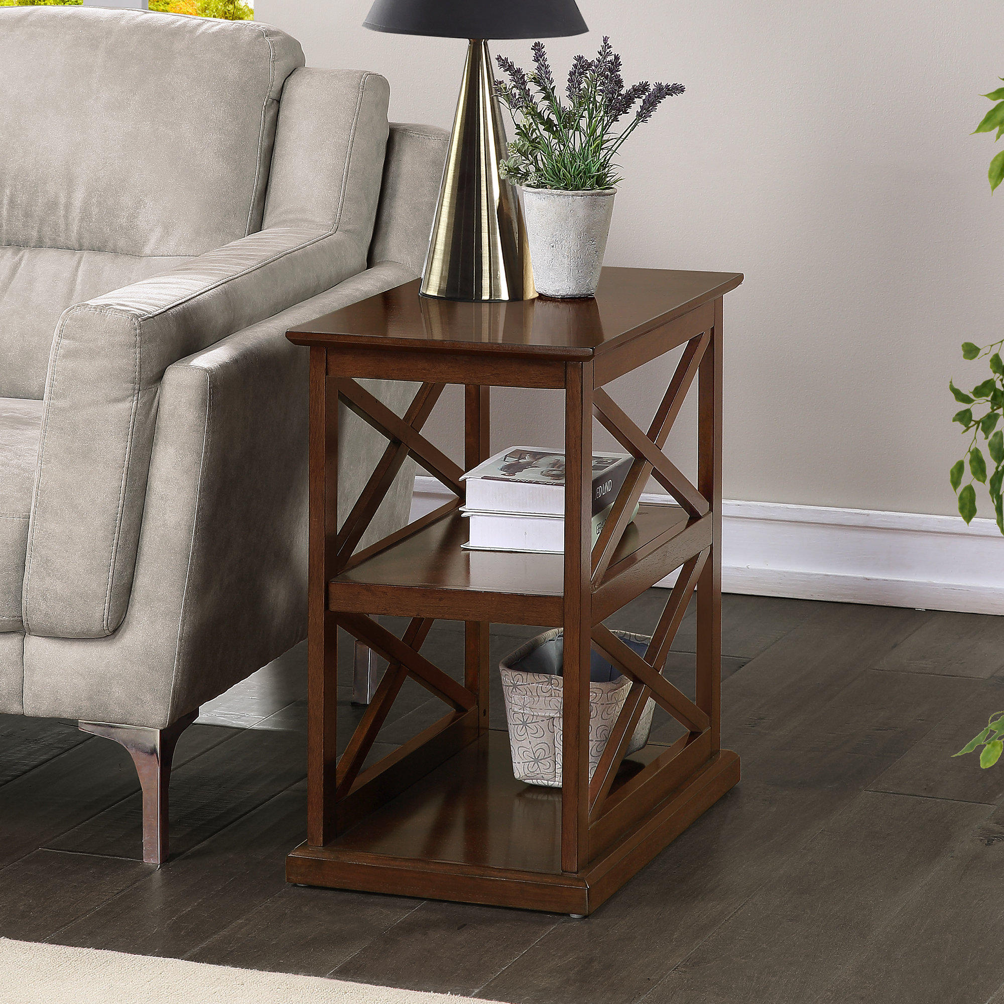 Lark Manor Arthella 24" Chairside End Table with Storage & Reviews ...