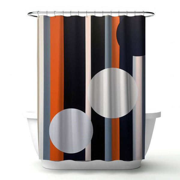 Begin Edition International Inc. Geometric Shower Curtain | Wayfair