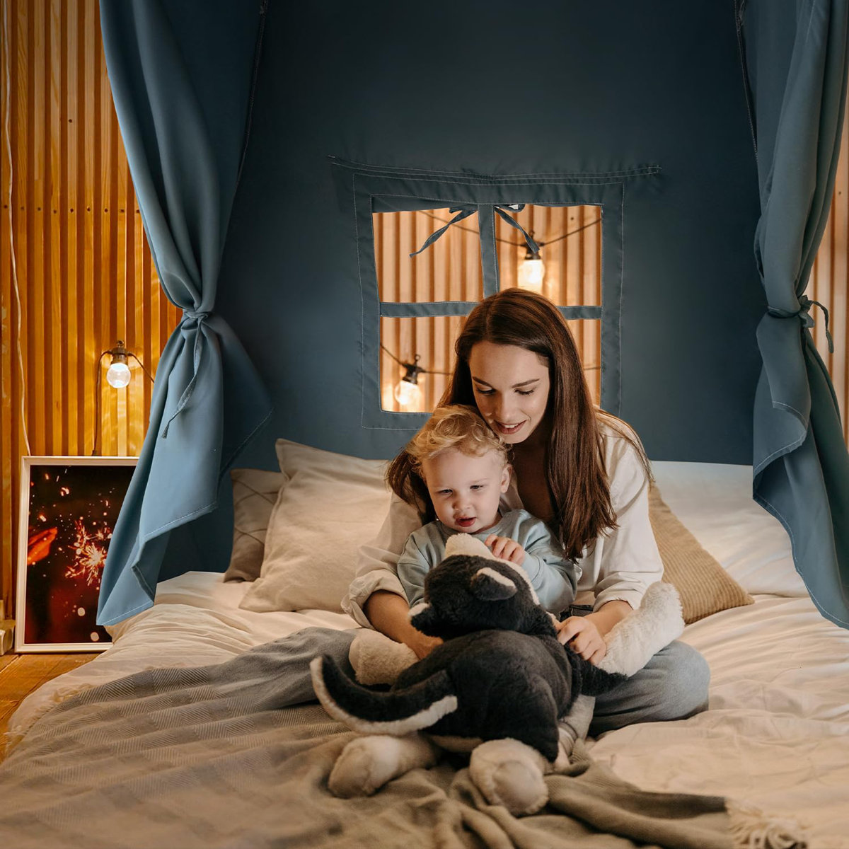 SHIRLEY'S OFFICE FURNITURE, LLC Twin Size Bed Tent Indoor Bed Canopy ...