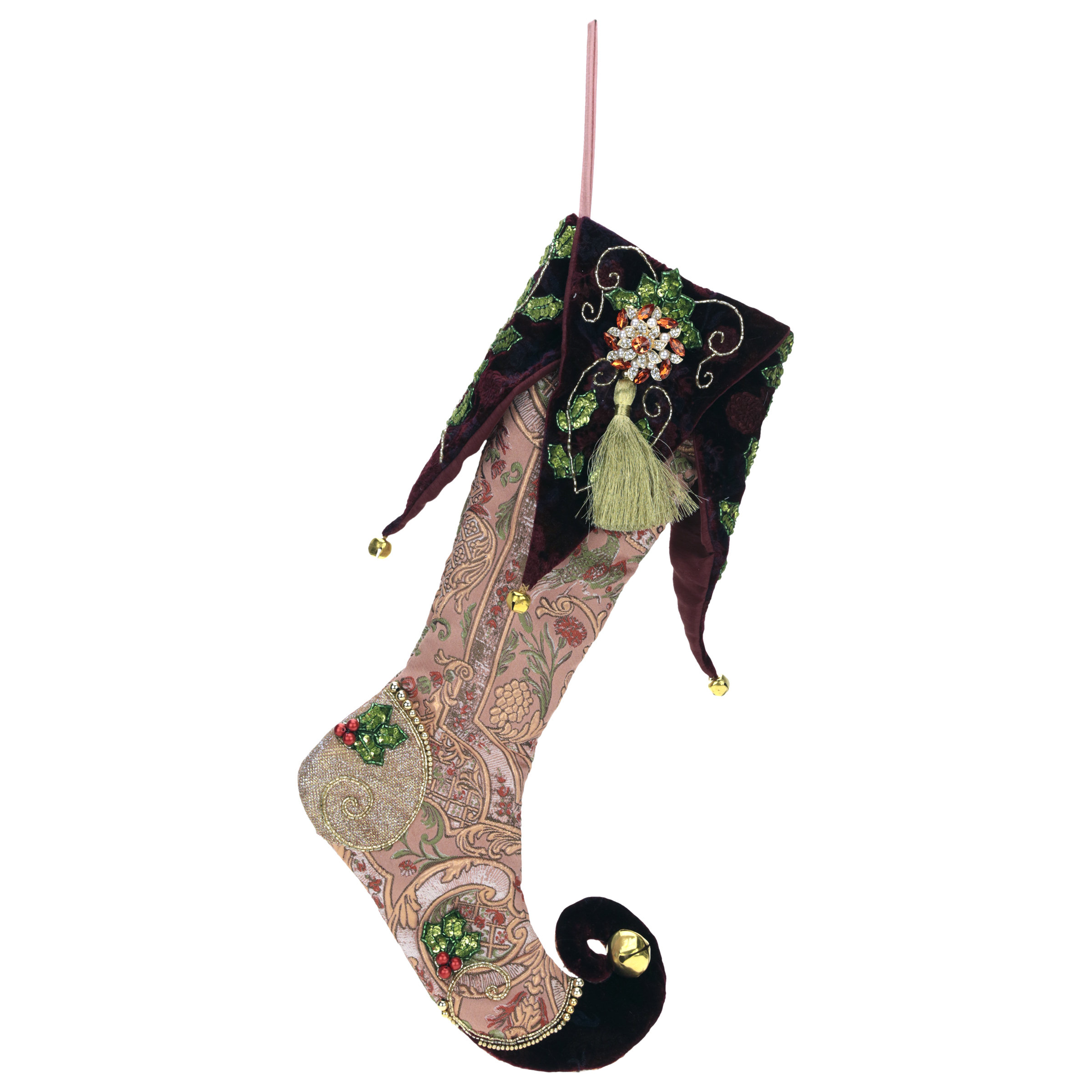 Mark Roberts Jewel Jester Stocking - 25 Inches | Perigold