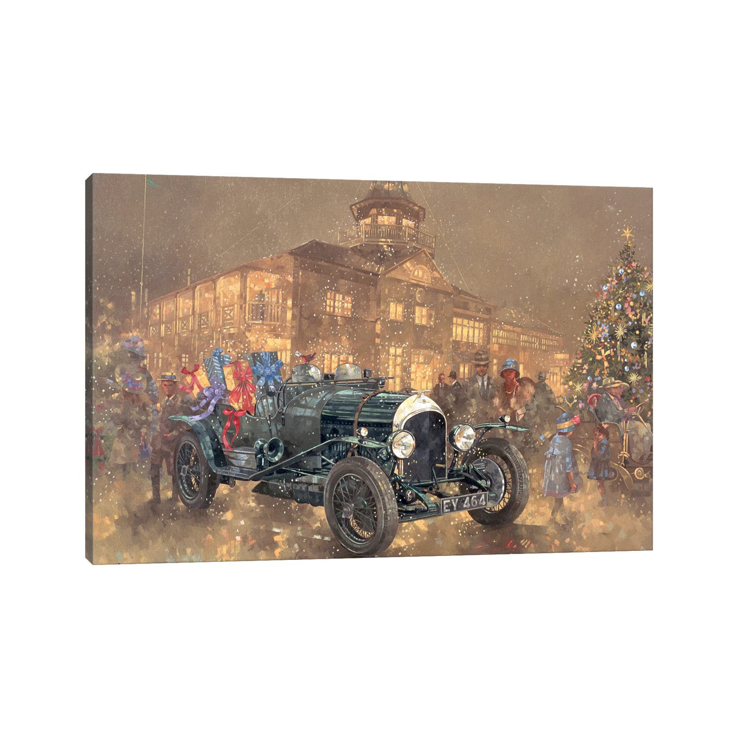 The Holiday Aisle® Christmas Party At Brooklands - Wall Art Print ...