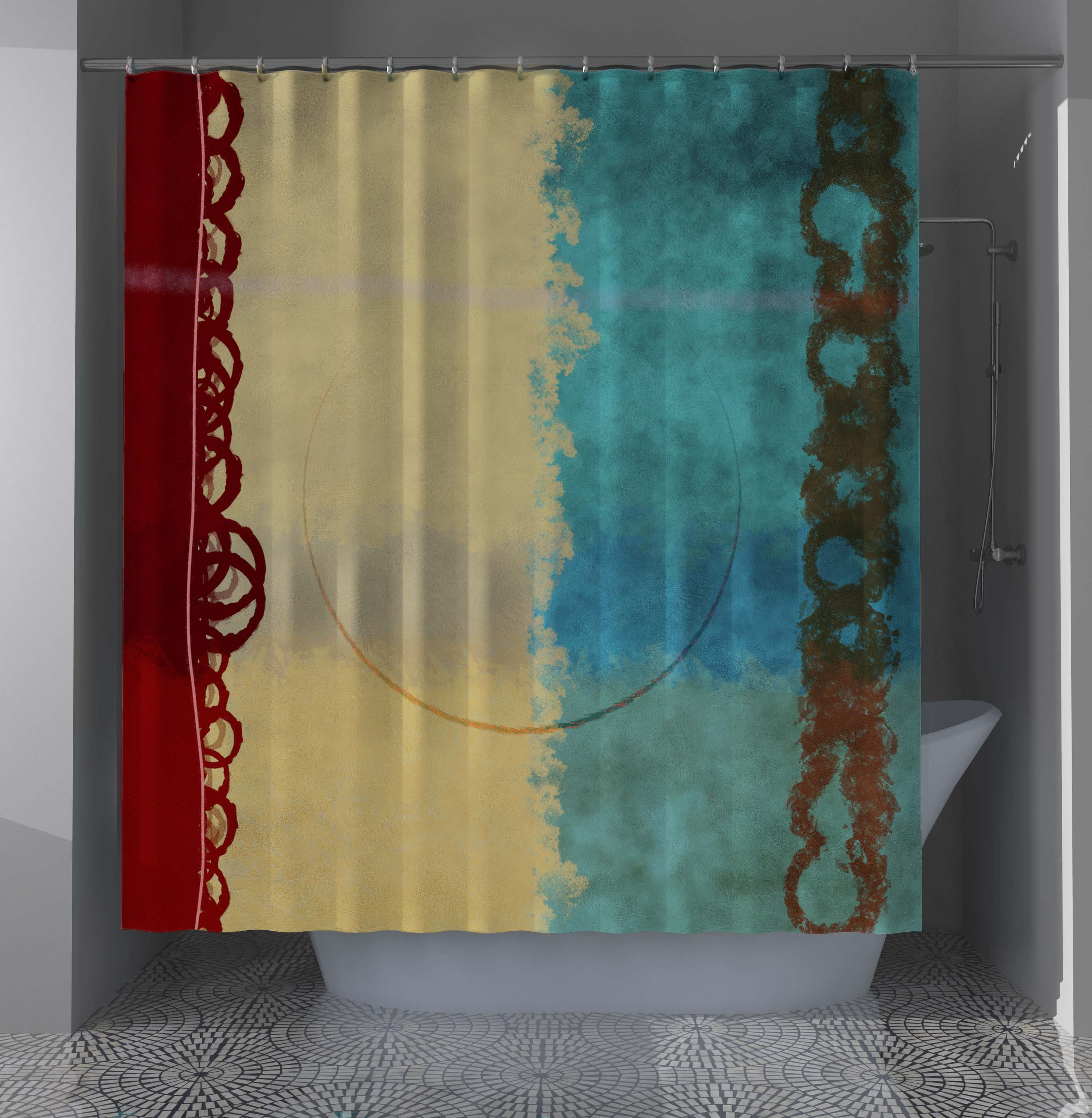East Urban Home Save Singular Shower Curtain | Wayfair