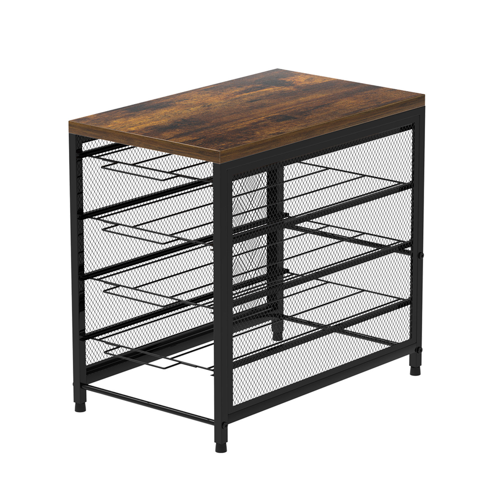 17 Stories 72 Bean Capacity Rack, 4 Bean Drawers, K-Cup Capsule ...