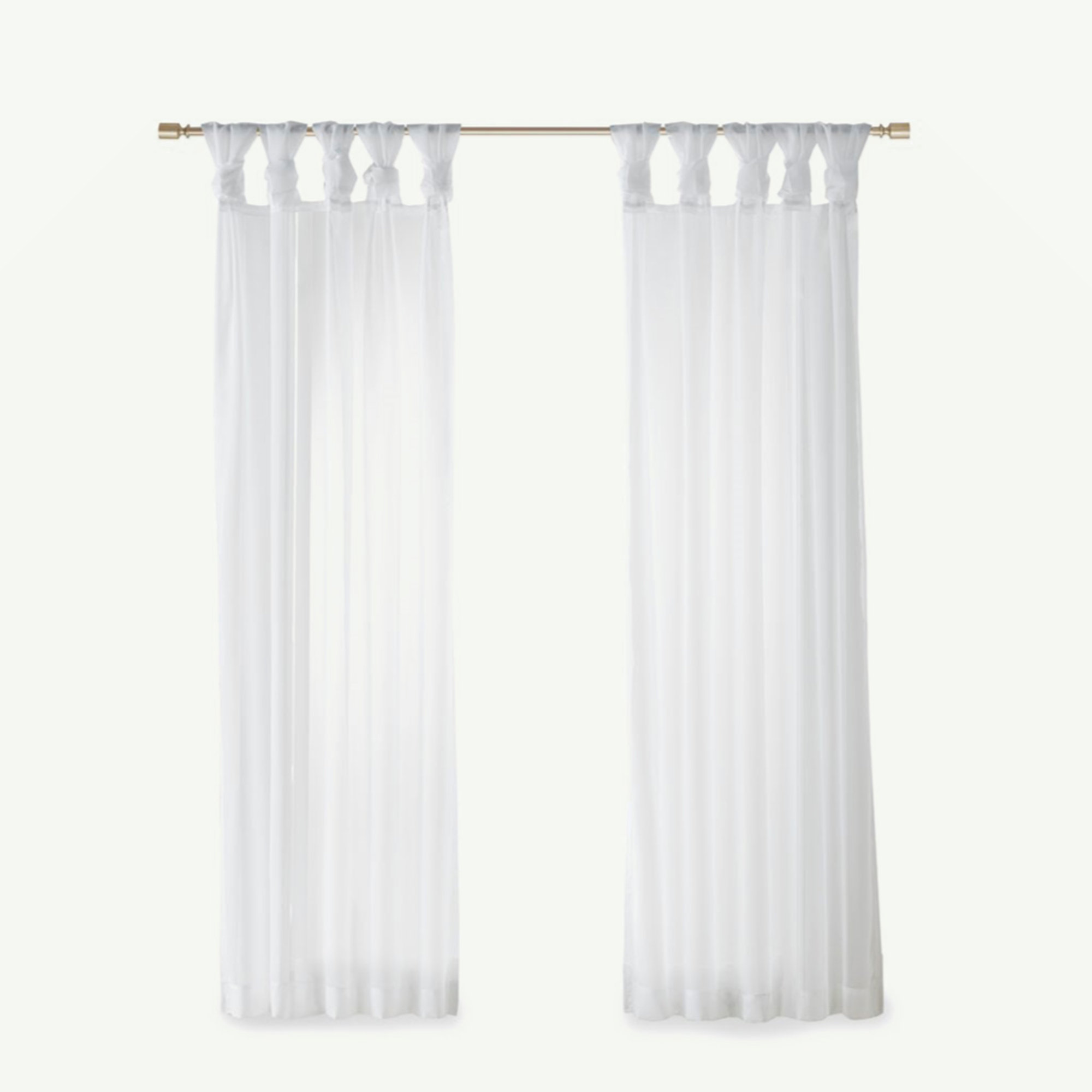 Lark Manor Twist Tab Lined Window Curtain Panel(Only 1 Pc Panel ...