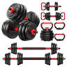 Trinx 4 in 1 Adjustable Weight Dumbbell Set, Versatile Weights Home Gym ...