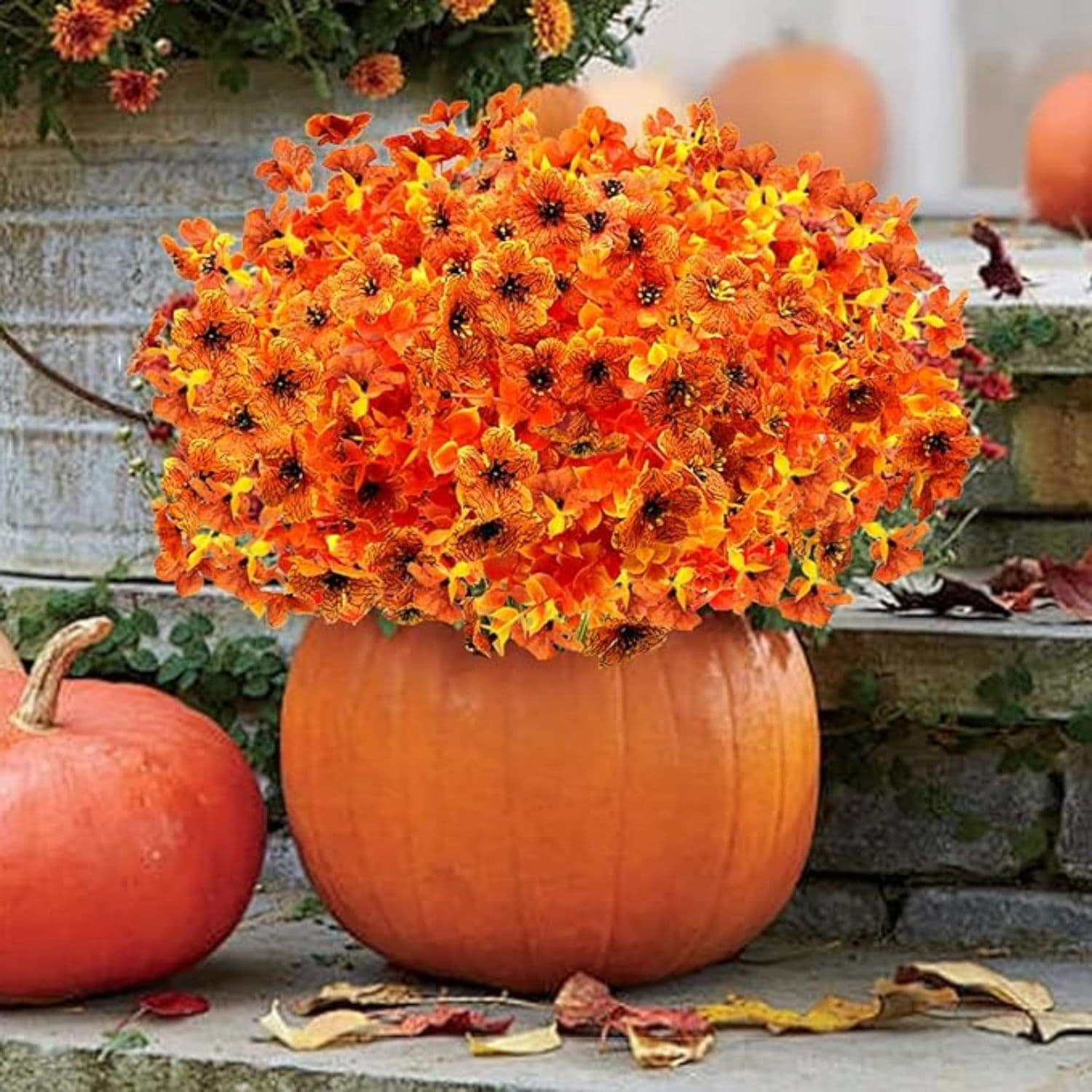 Primrue 10 Bundles Outdoor Artificial Fall Flowers | Wayfair