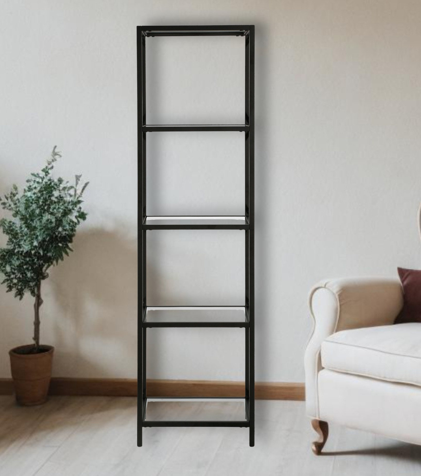 Latitude Run® Taymar 66" H x 18" W Metal Etagere Bookcase | Wayfair