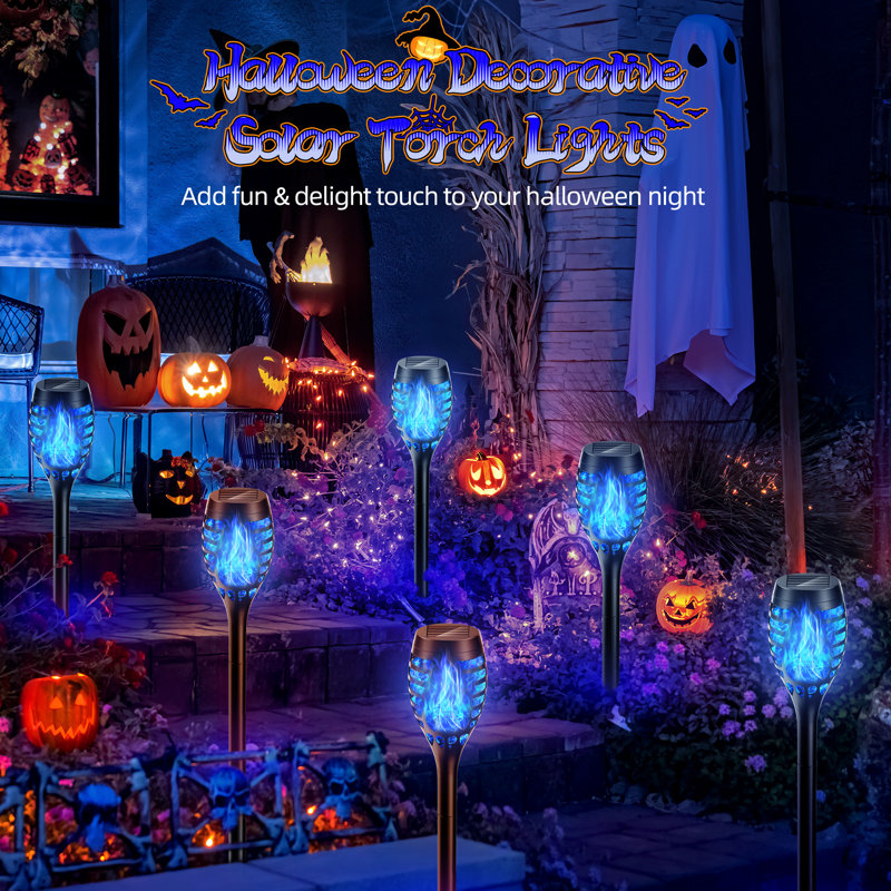 The Holiday Aisle® Halloween Solar Outdoor Lights, 10 Pack Upgraded ...