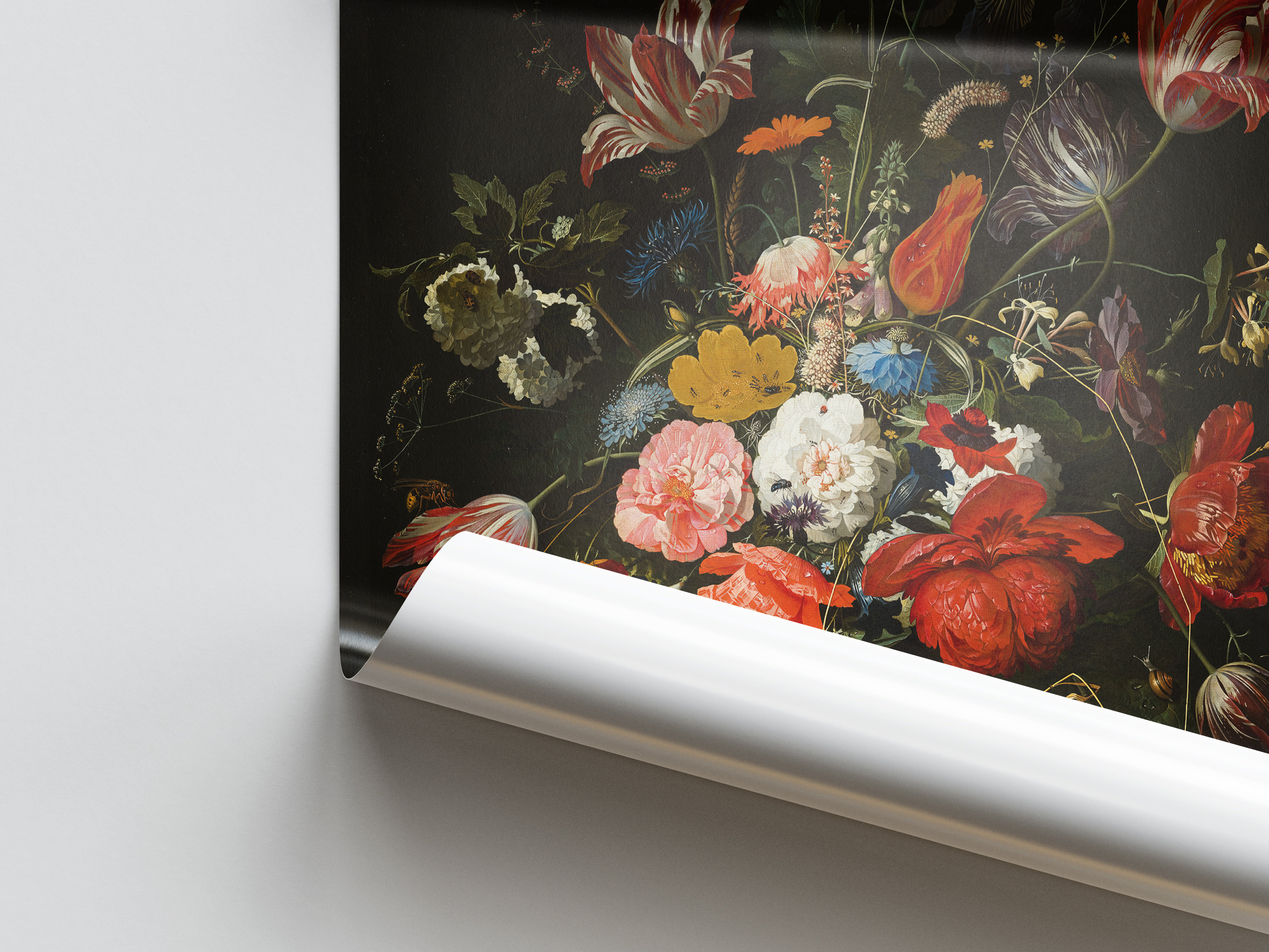 Charlton Home® Botanical Canvas, Flower Vase Canvas, Floral Printed ...