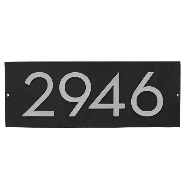 Montague Metal Products Rectangle Wall Plaque & Reviews | Wayfair