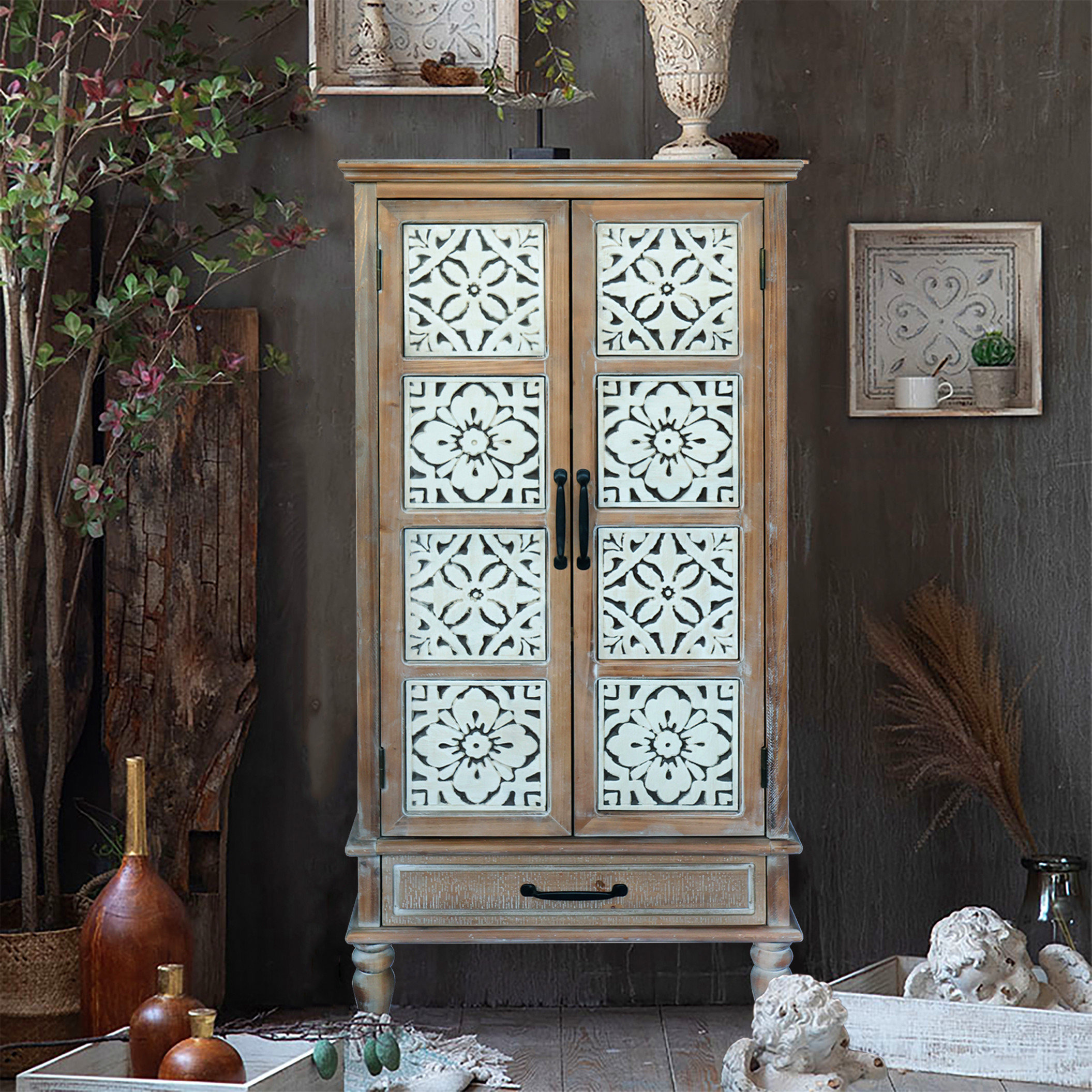 Ophelia & Co. Versatile High-Quality Wood Storage Cabinet for Home ...