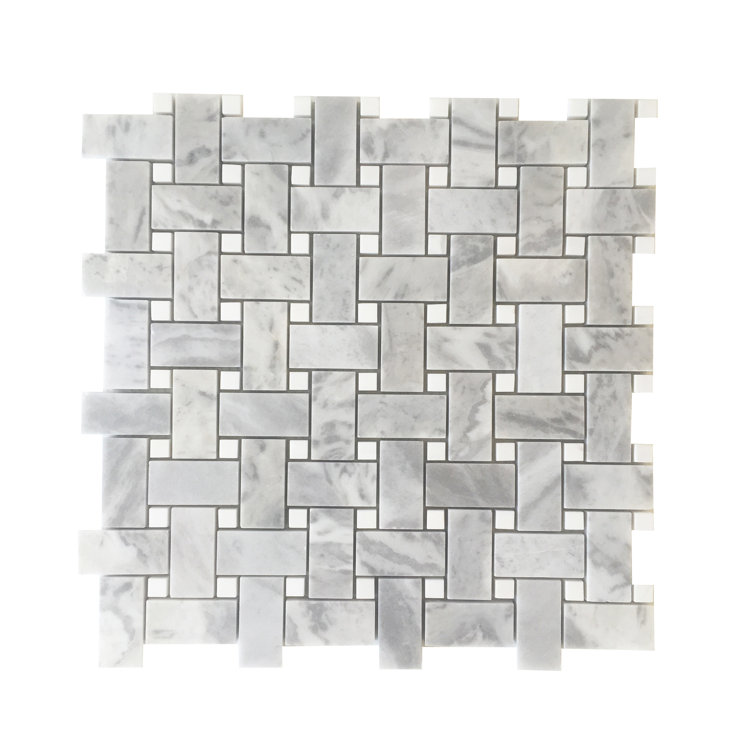 Stone & Tile Shoppe Marble BasketWeave Mosaic Wall & Flooor Tile | Wayfair