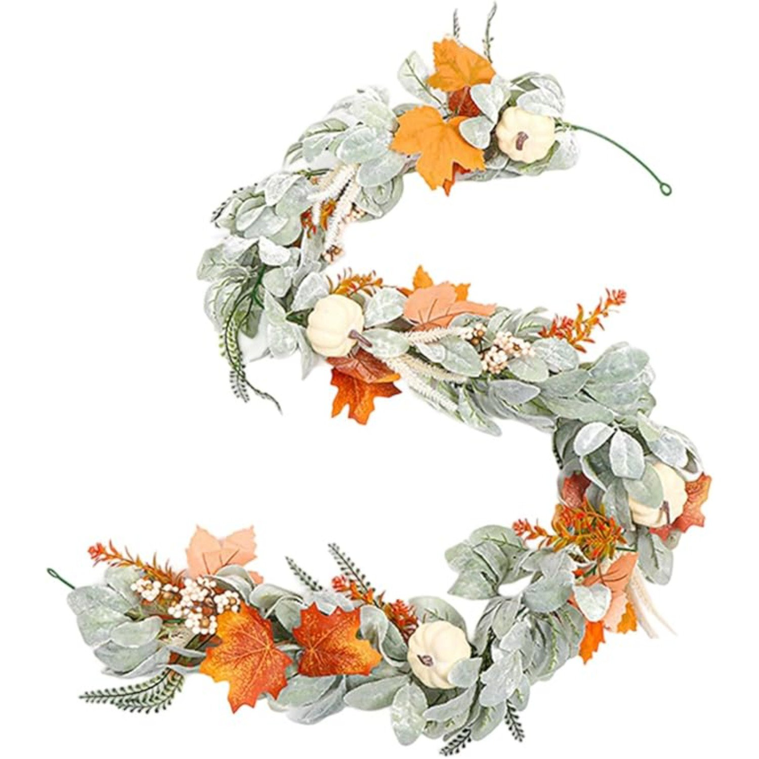 Ophelia & Co. Fall Garland, 6FT Fall Leaves Garlands, Artificial ...