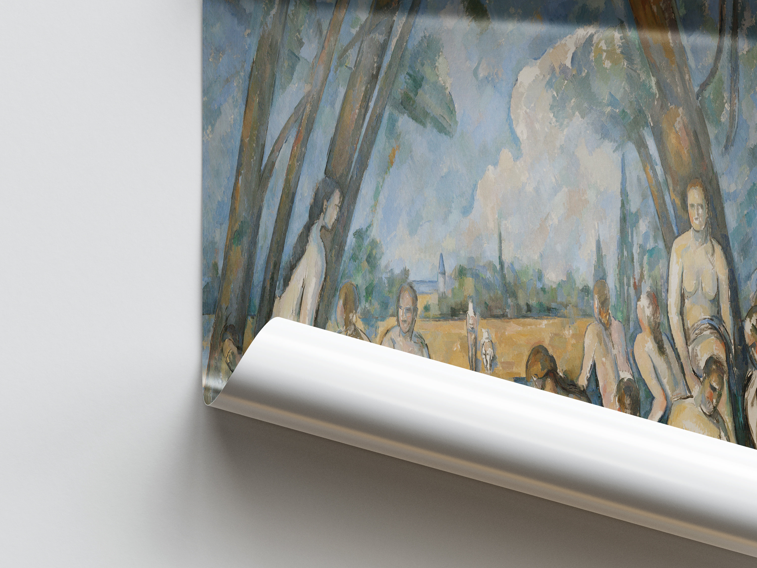 kayra export The Large Bathers, Les Grandes Baigneuses Canvas ...