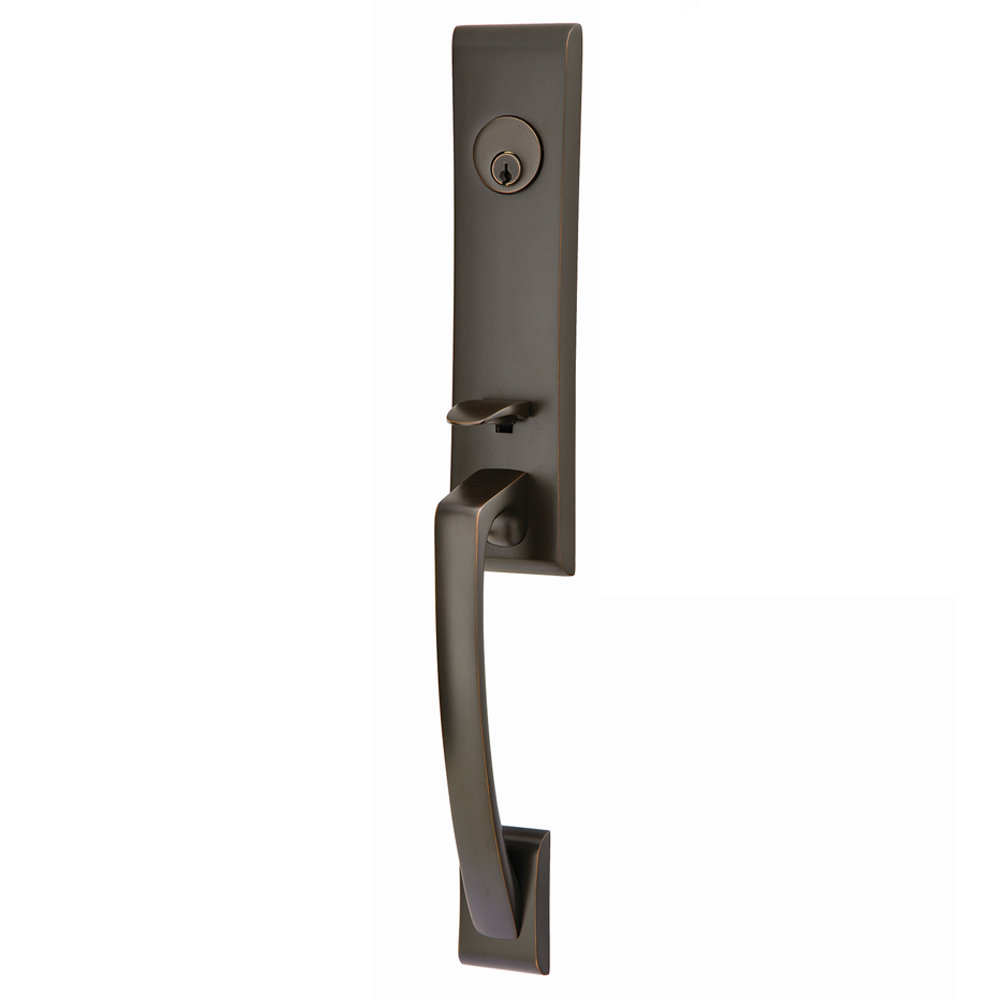 Emtek Apollo Monolithic Single Cylinder Tubular Entryset | Wayfair