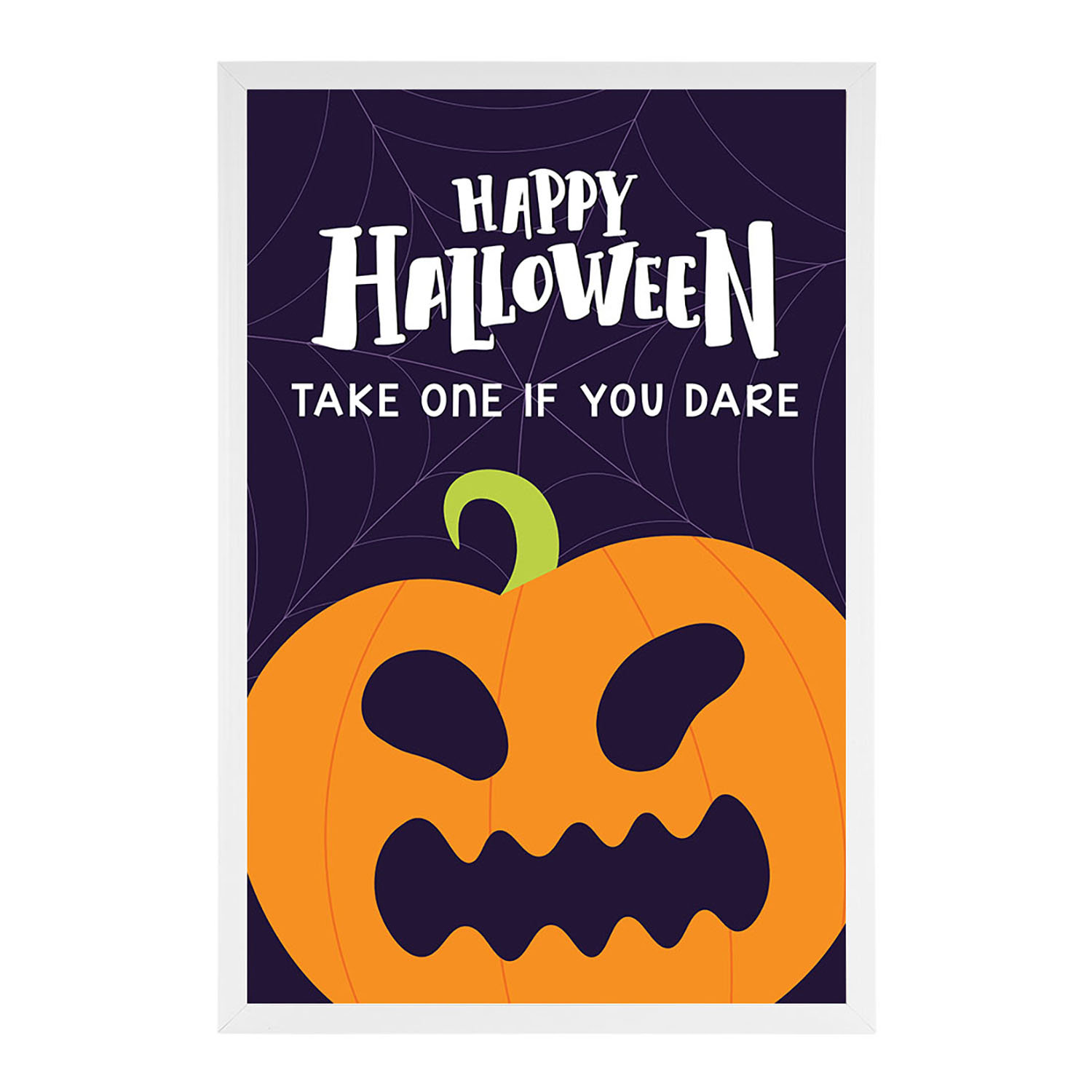 The Holiday Aisle® Happy Halloween Candy Sign Please Take One Sign ...