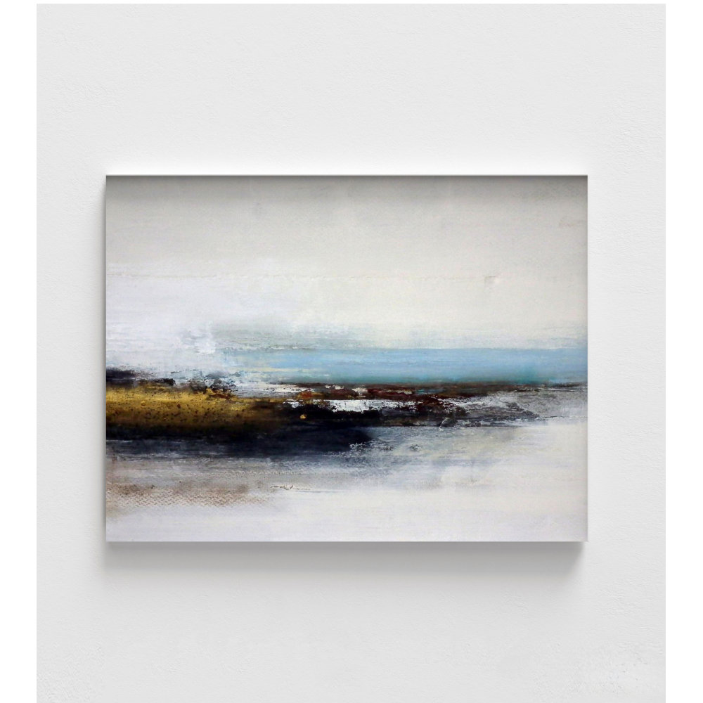 WeFrameArt Sea Edge By Susan Cordes, Abstract Beach Home Decor Idea ...