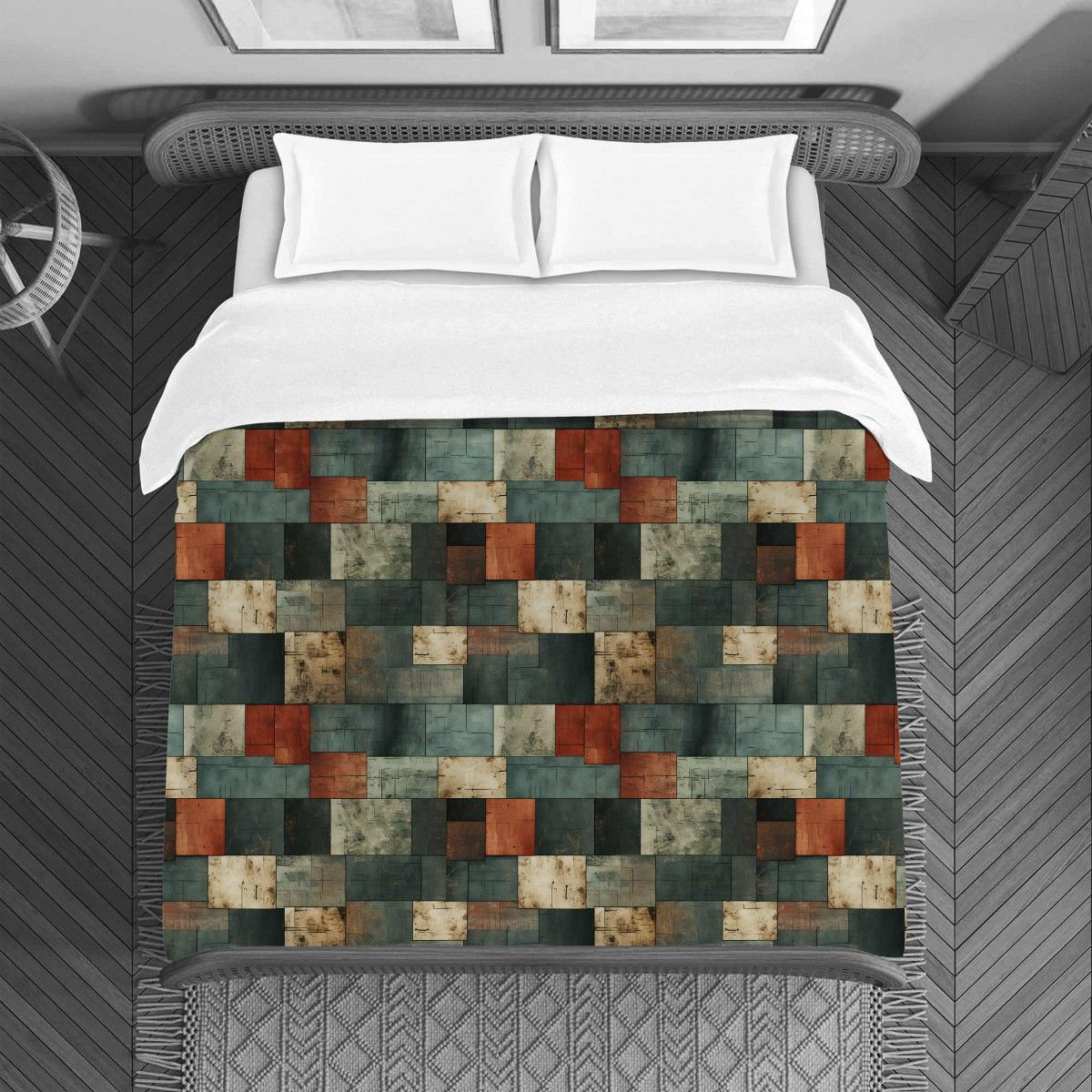 VisionDecor Artistic Bedding Art Duvet Cover Blue - Wayfair Canada