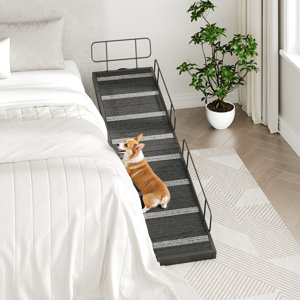 Tucker Murphy Pet™ Dog Ramp for Bed, 63 Inch Long Dog Ramp for Couch or ...