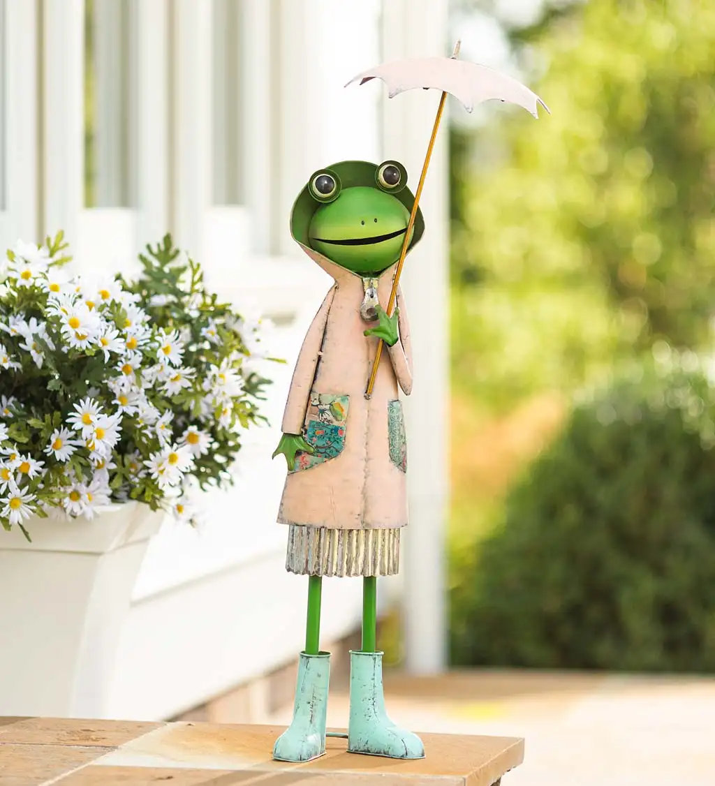 Arlmont & Co. Katy-Lee Frog Garden Statue - Wayfair Canada