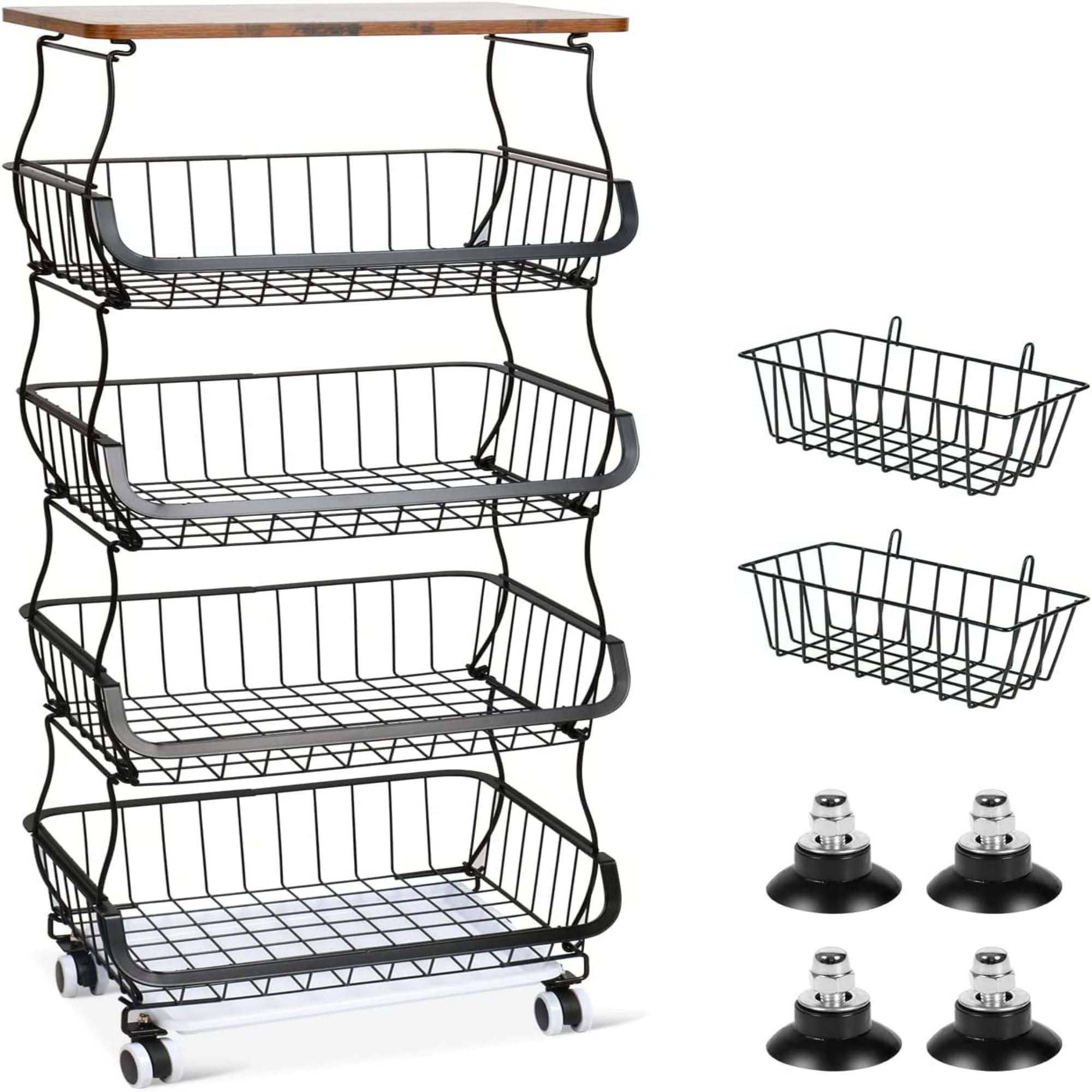 17 Stories Vertical Cart With Wheels In Black - Wayfair Canada