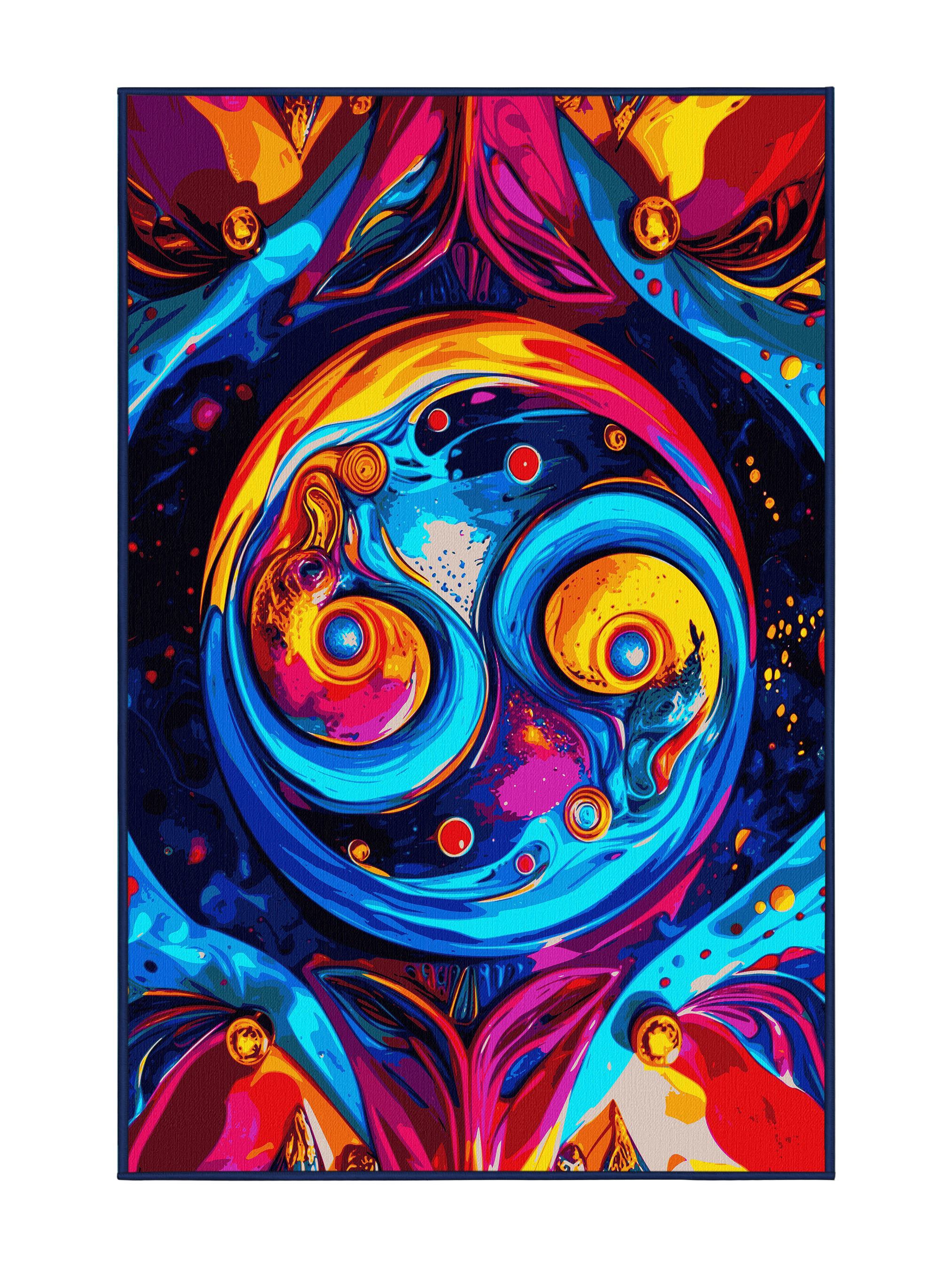 Trinx Chromatic Mirage Rug | Wayfair