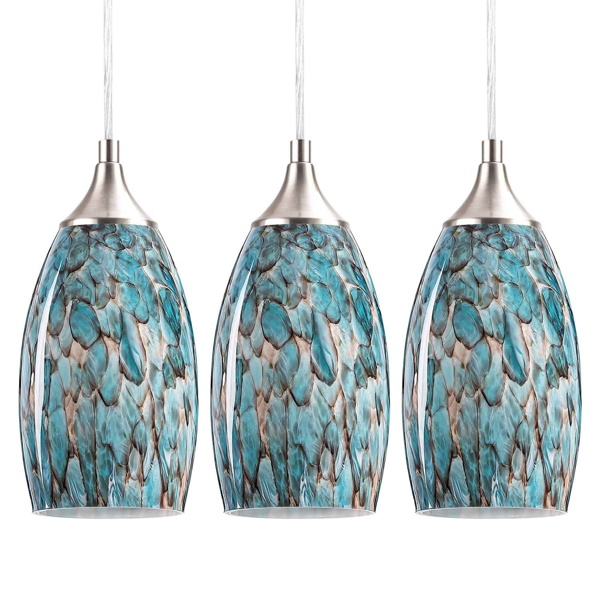 Ivy Bronx Larone 1 - Light Blue Teardrop Pendant | Wayfair