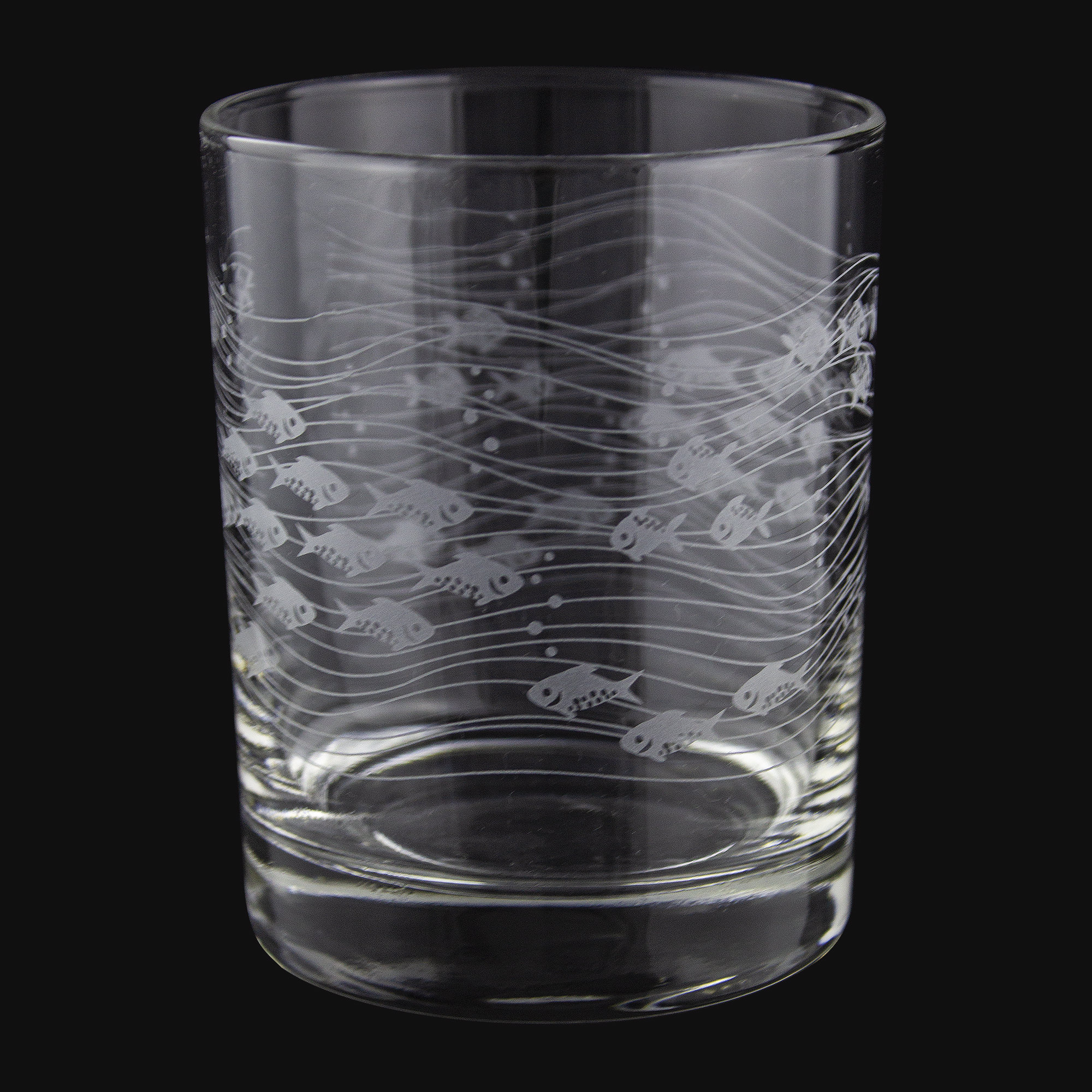 East Urban Home Riding The Wave (Wrap) Double Rocks Glass (Set Of 4 ...