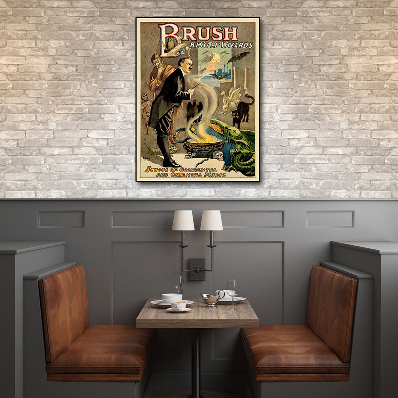Winston Porter Vintage 1895 Blackstone Magic Unframed Print Wall Art ...
