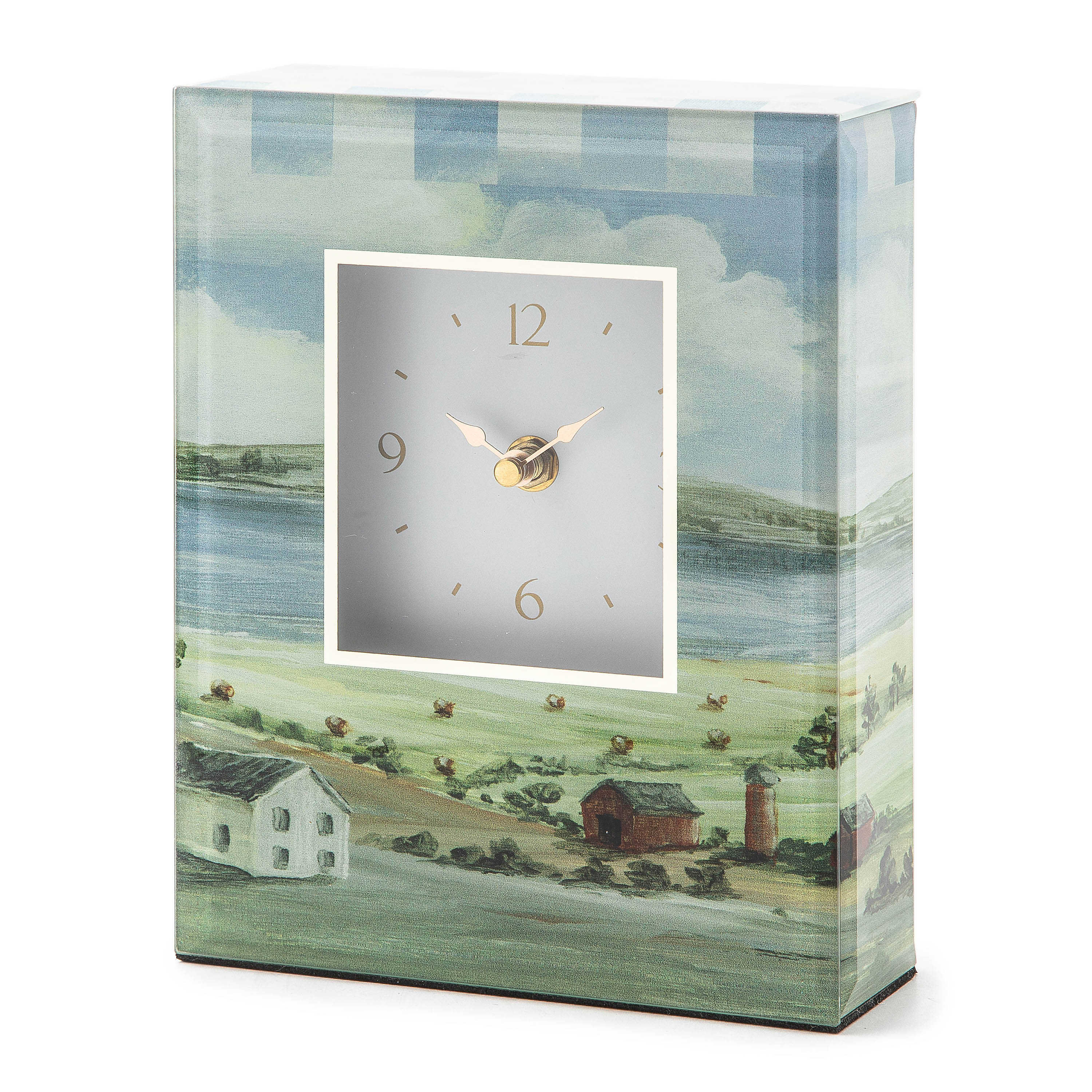 MacKenzie-Childs Landscape Carriage Clock | Wayfair