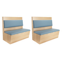 Canadian Linen Modern simple restaurant cafe benches | Wayfair